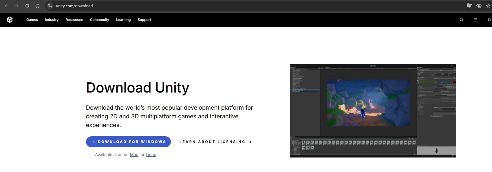 Game Development in Unity Game Engine - Industrial Games
